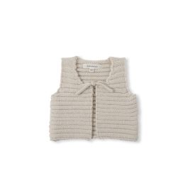 Bene Bene BABY Fluffy Knit Vest Ecru