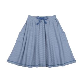 Kin+Kin Striped Full Skirt